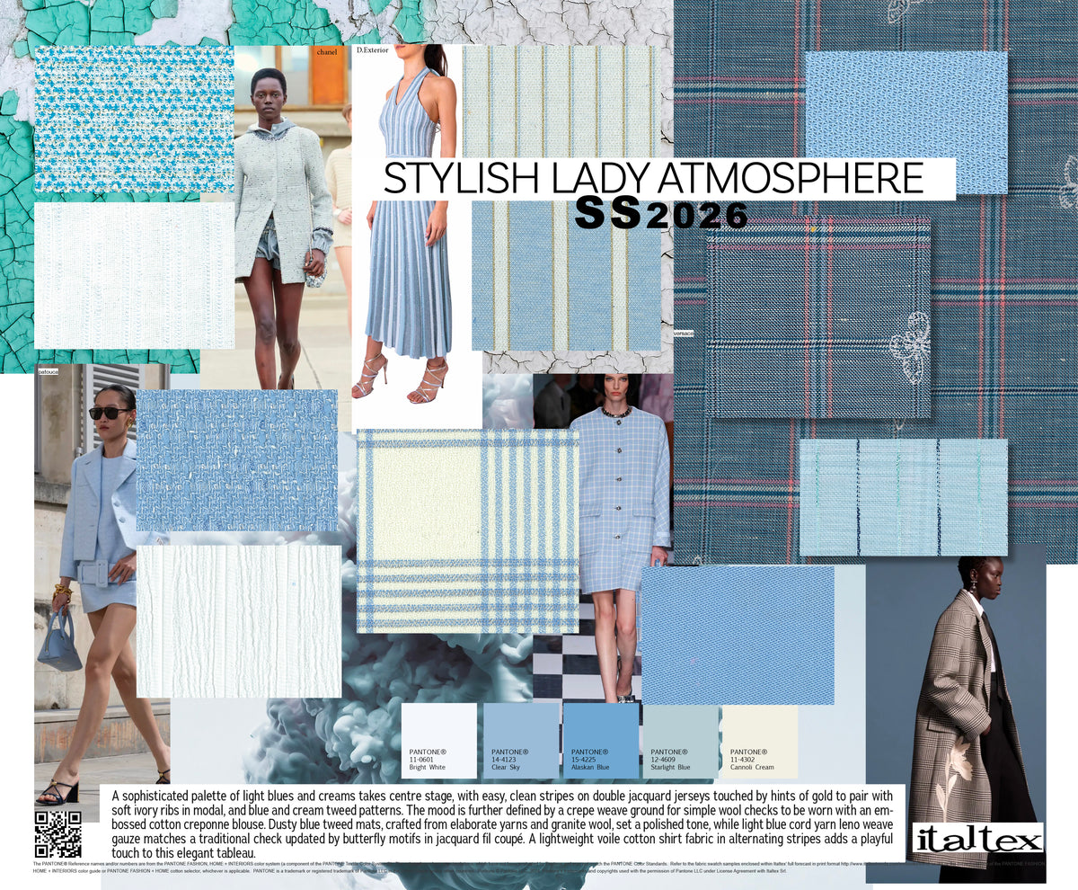 Womenswear Colour and Fabric Trends Spring/Summer 2026 – Italtex Trends