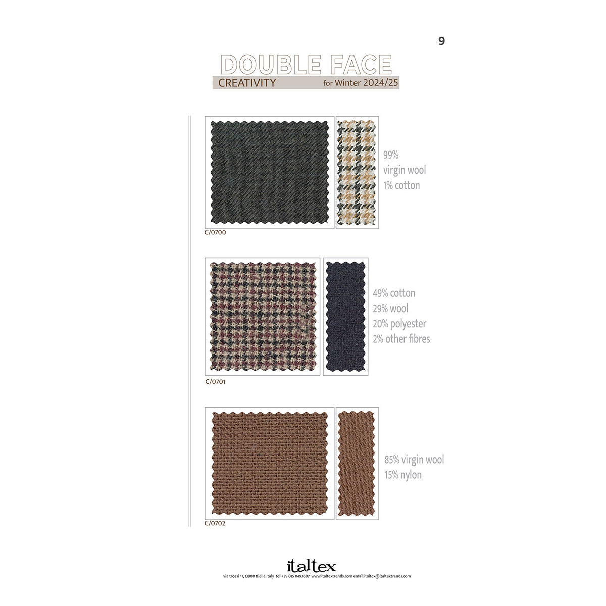 Double Face AW24/25 – Italtex Trends